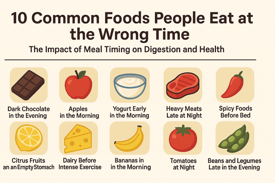 Top 10 Foods People Eat at the Wrong Time